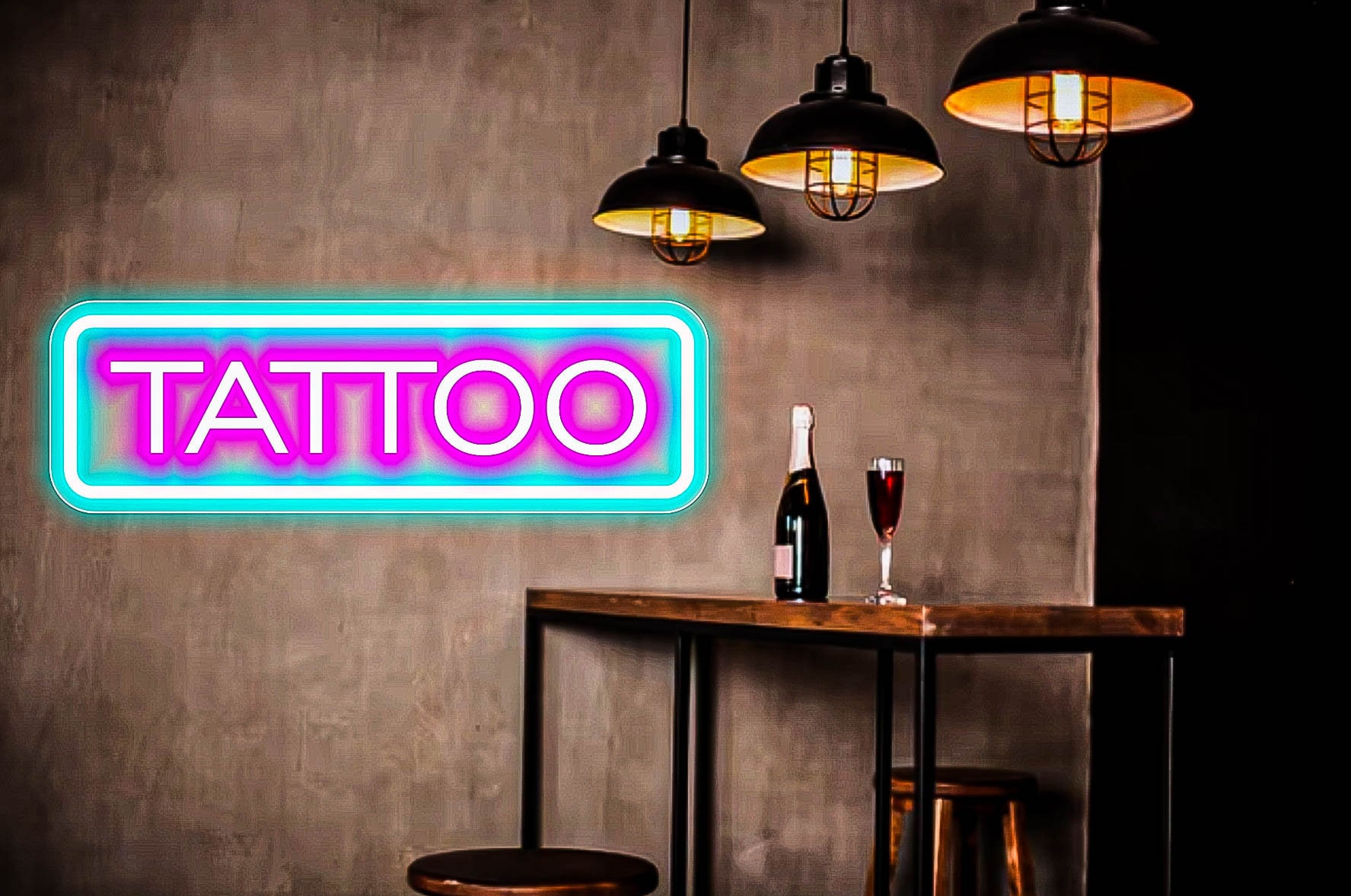 Tattoo Led Neon Sign Store Sign, Tattoo Studio Sign, Beauty Salon Sign ...