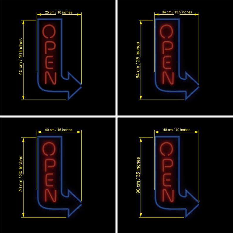 Open Neon Sign Neon Open Sign Led Open Sign for Business Open - Etsy