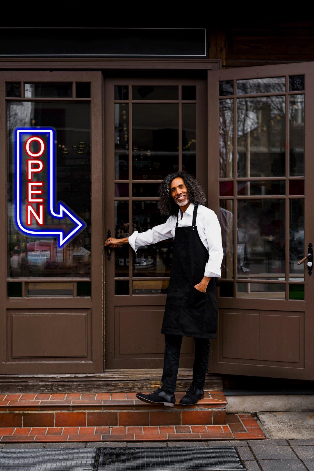 Personalized LED Neon Open Sign Outdoor Waterproof Neon Arrow Sign ...