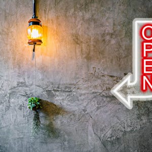 Open Neon Flex Sign, Restaurant Neon Sign Led Lights, Cafe Open Sign ...
