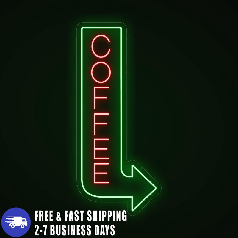 Light up Coffee Sign - Etsy