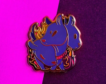 Myths Cerberus Enamel Pin - Etsy