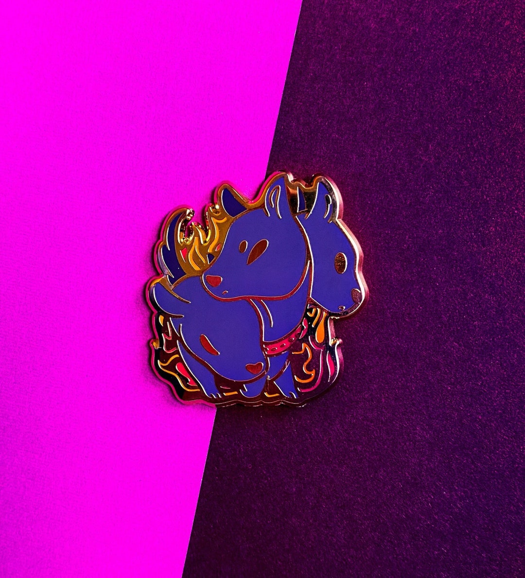 Cerberus Pin - Etsy