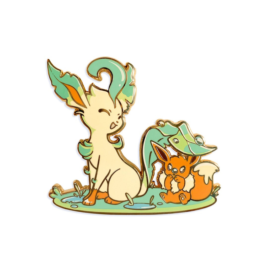 Helping Hand Leafeon Pin - Etsy