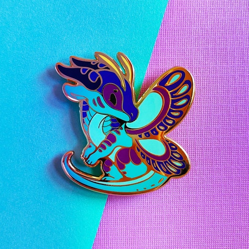 Blue Pin - Etsy