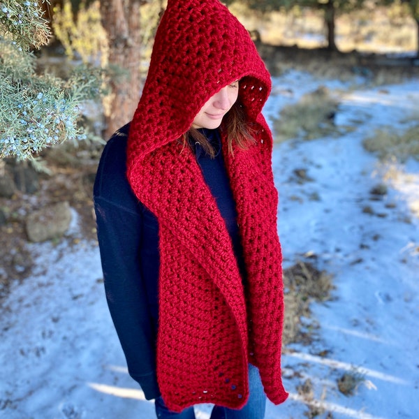 Big Crochet Scarf - Etsy
