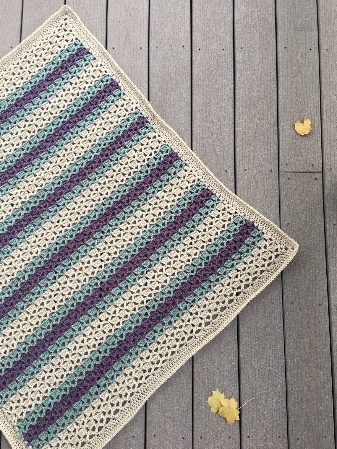 Medley Crochet Blanket Instant Download PDF Pattern, Multiple Sizes ...