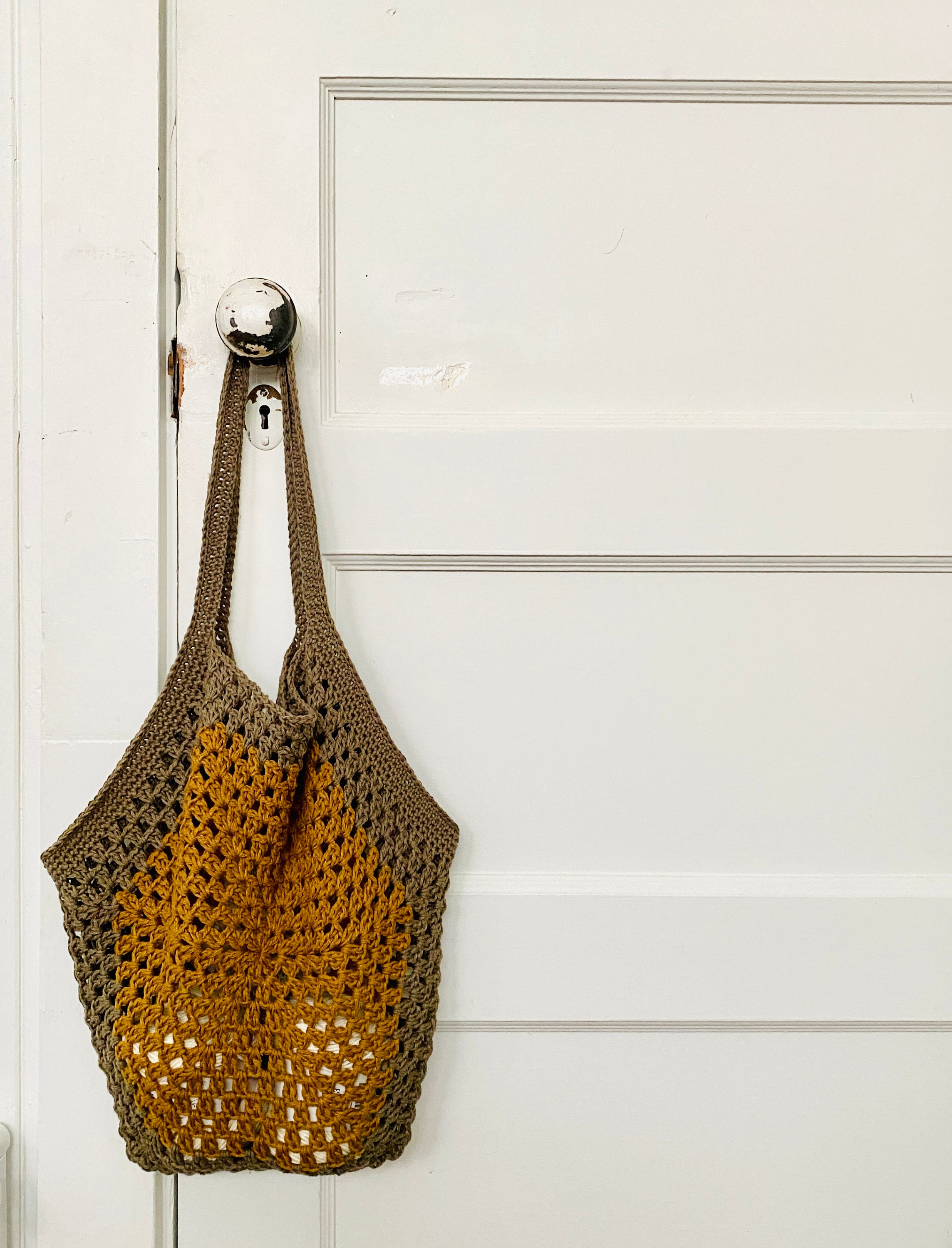 Hexagon Market Bag Instant Download PDF Pattern, Fashion Market Tote ...