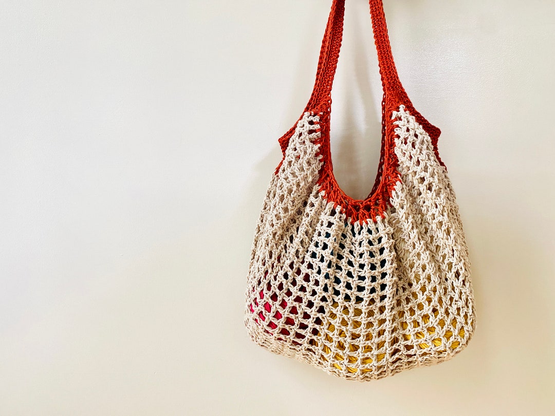 Crochet Market Tote Bag PDF Pattern: Beginner Friendly - Etsy