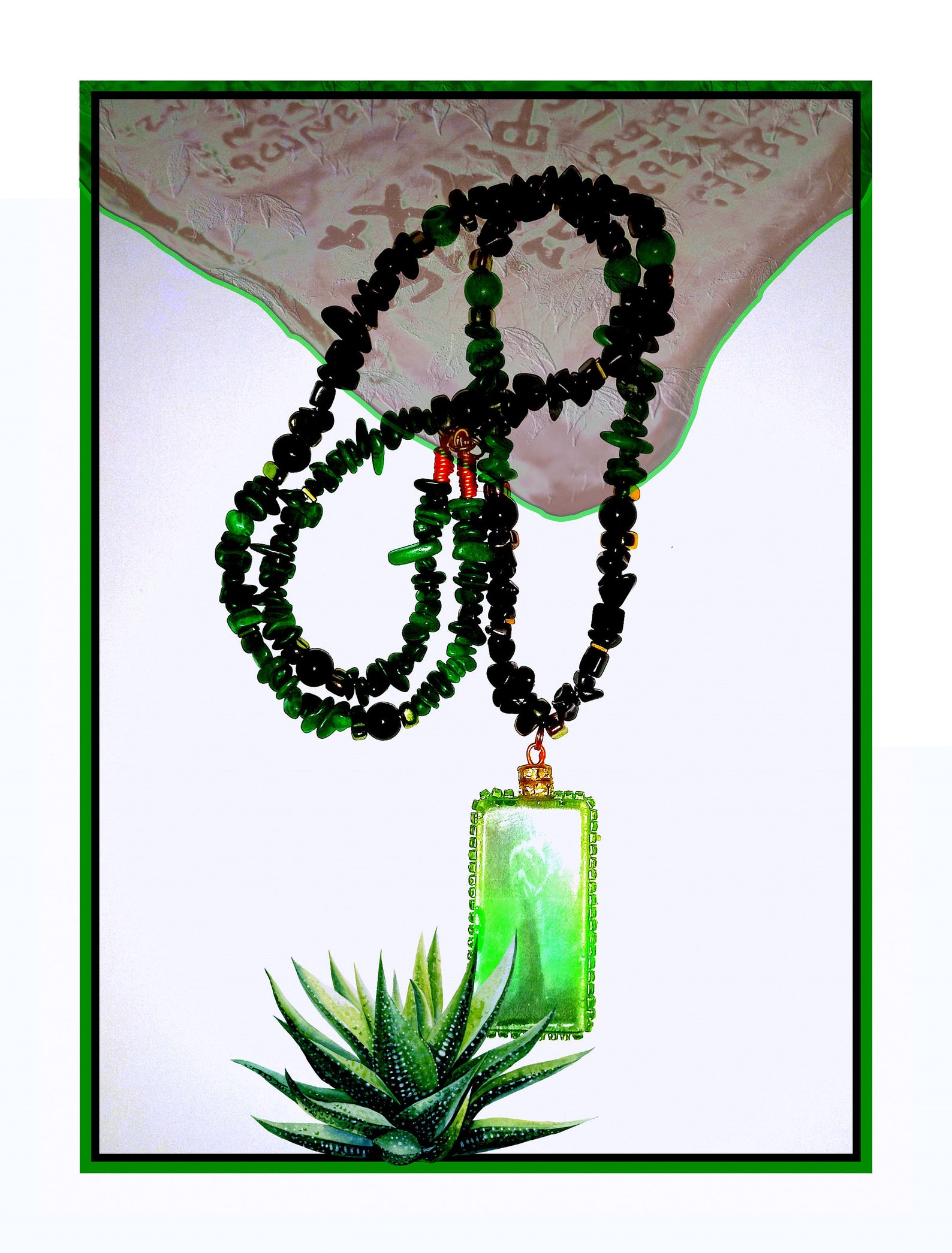 Thoth the Atlantean Emerald Tablets Necklace/talisman - Etsy Canada