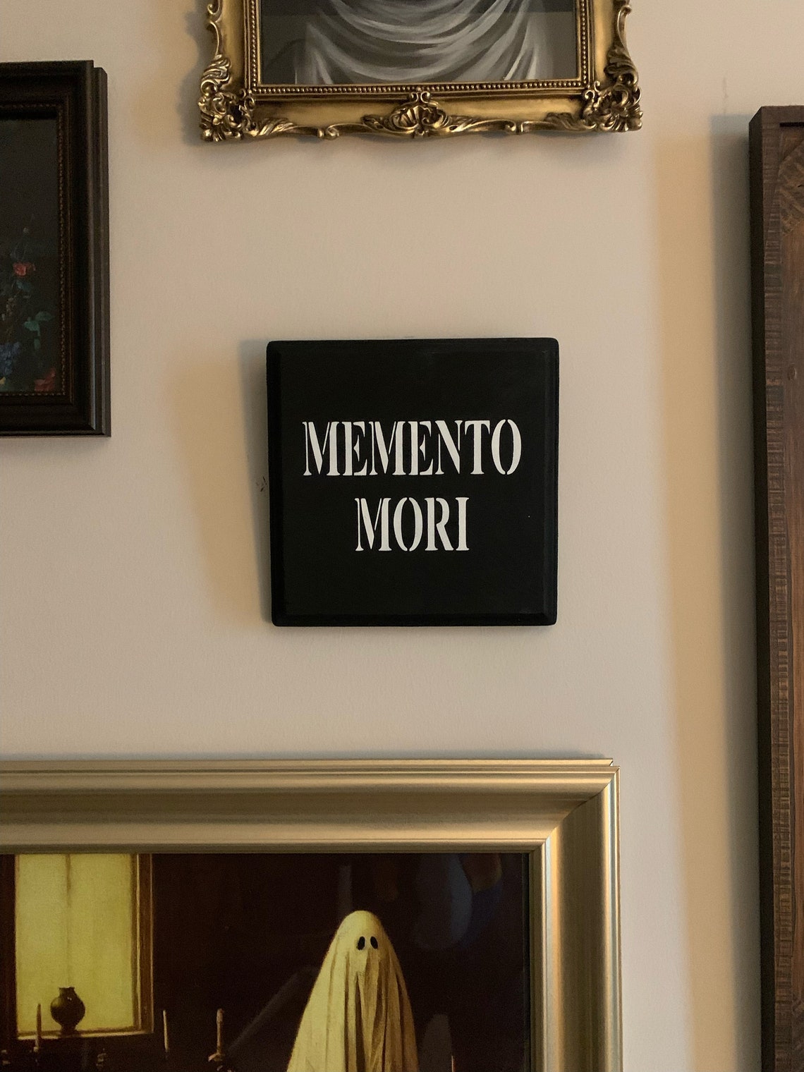 Memento Mori Sign Gothic Wall Art Goth Decor Home Decor - Etsy