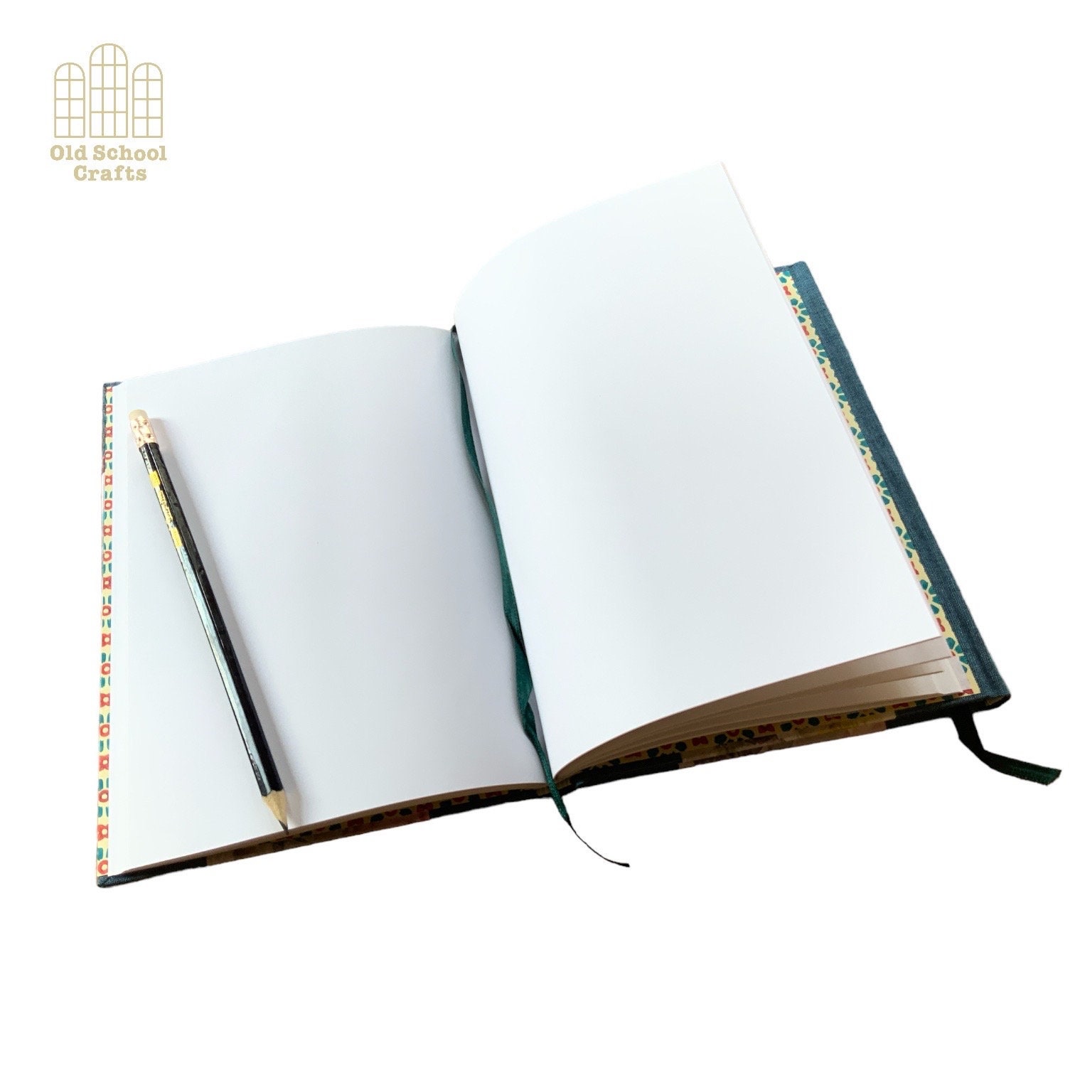 Dos-a-dos Double Notebook A5 Floral Flowers Unique Handmade - Etsy