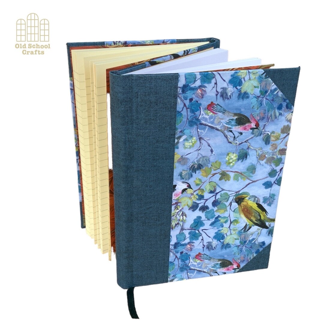 Dos-a-dos Double Notebook A5 Birds Unique Handmade - Etsy