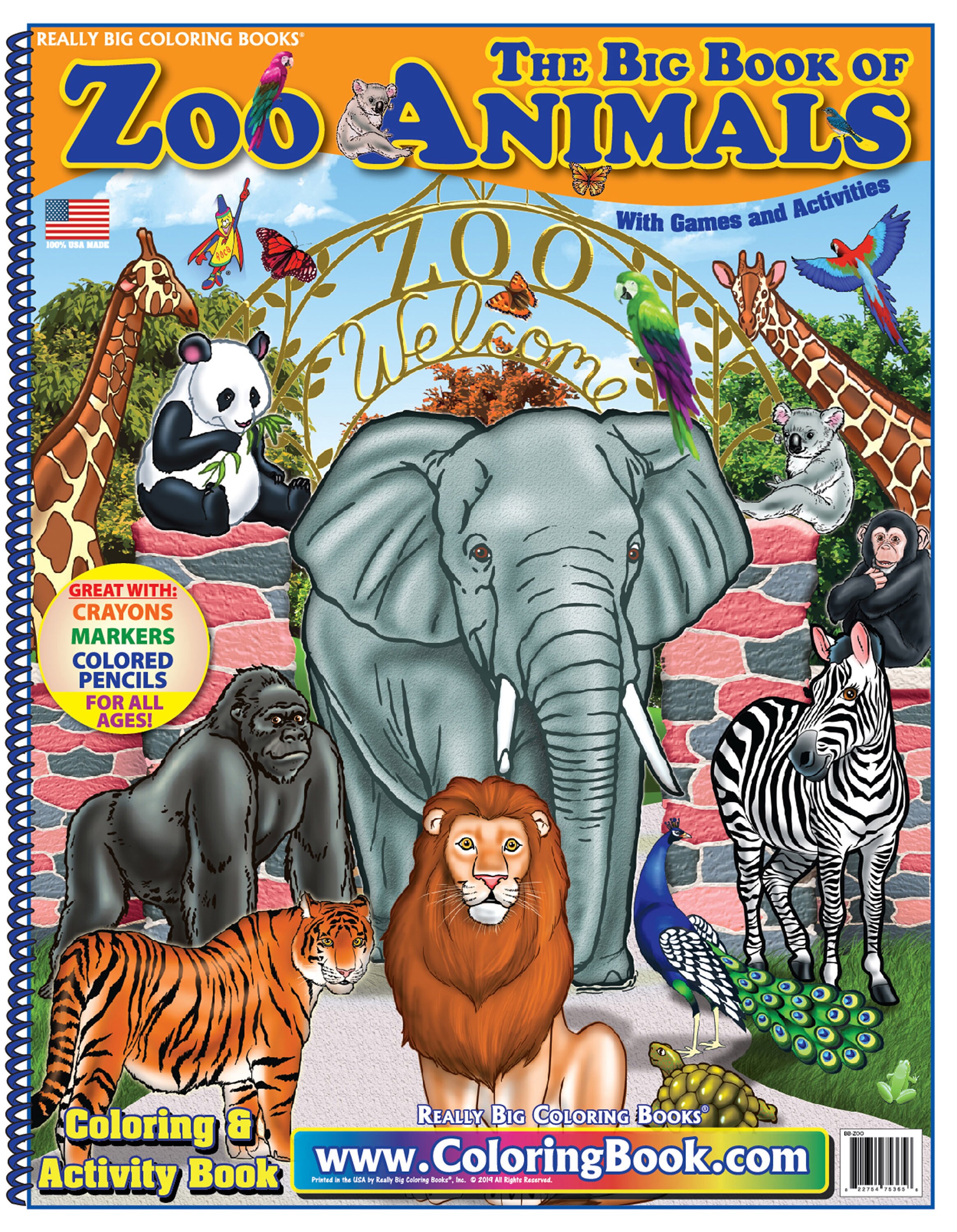 Zoo Coloring Book