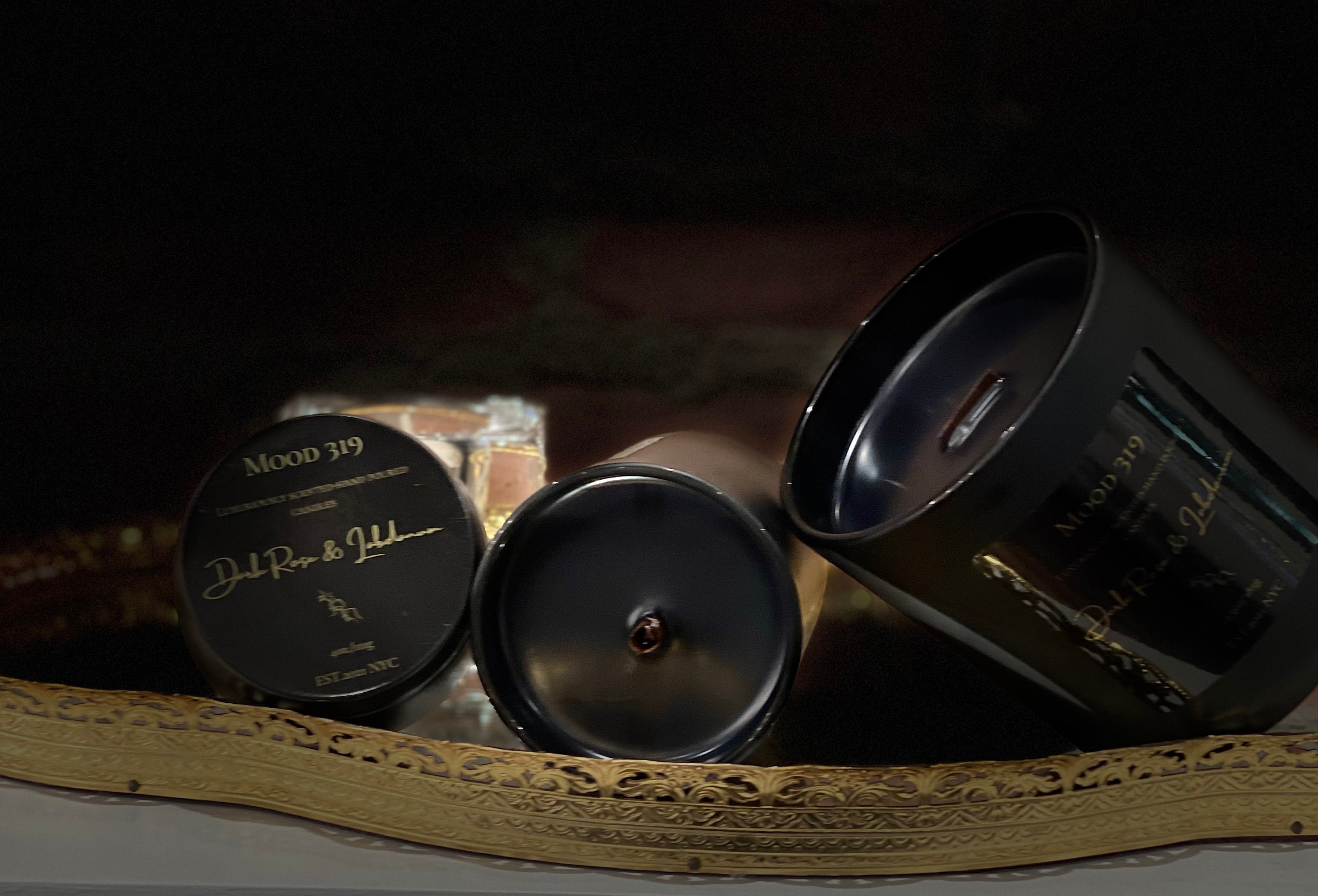 Dark Rose & Labdanum Luxury Scented Wood Wick Candle - Etsy