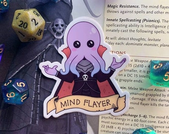 Mind Flayer Decal - Etsy