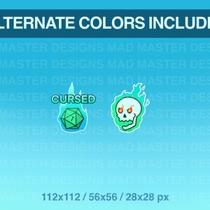 Dungeons and Dragons General Emote Bundle Cute D&D Set for Twitch and ...