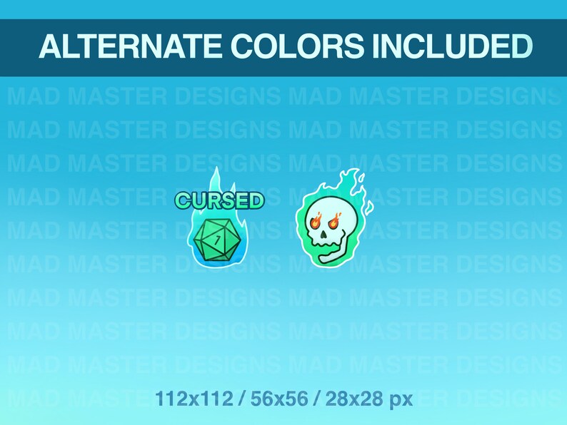 Dungeons and Dragons General Emote Bundle Cute D&D Set for Twitch and ...