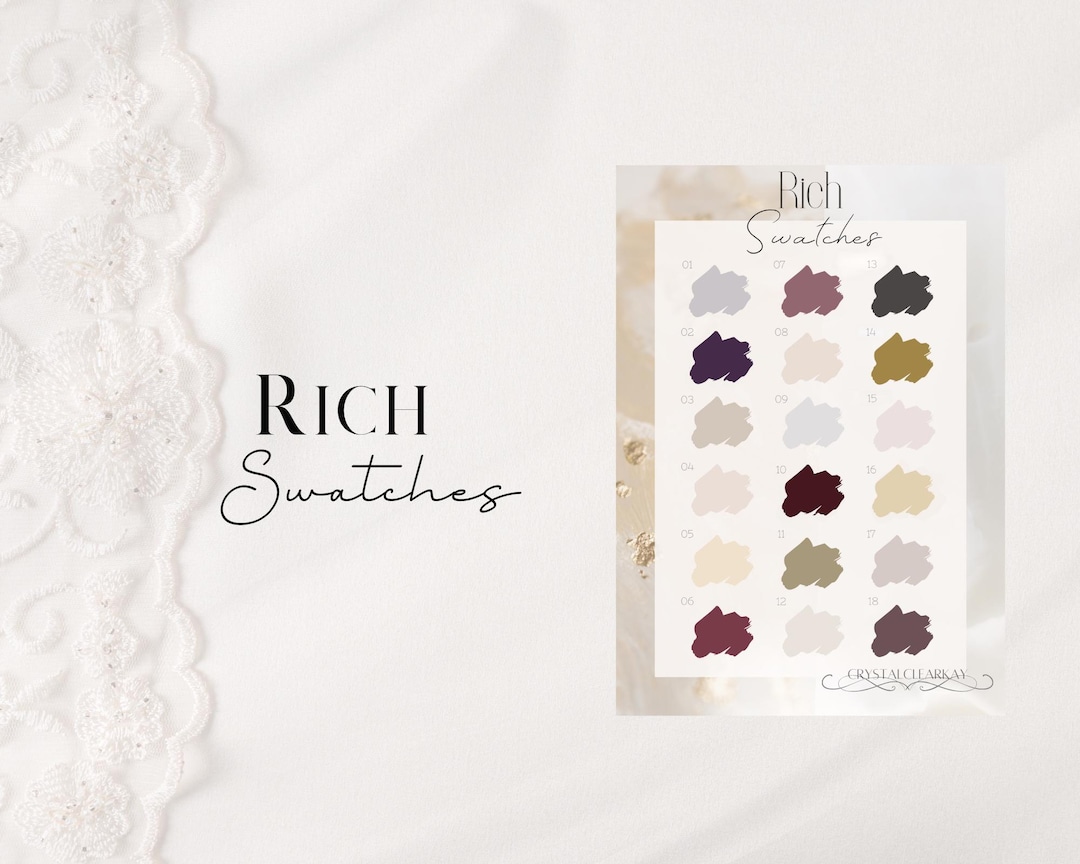 Rich Paint Swatches | Paint Samples | Painting Room | Wall Room Paint ...