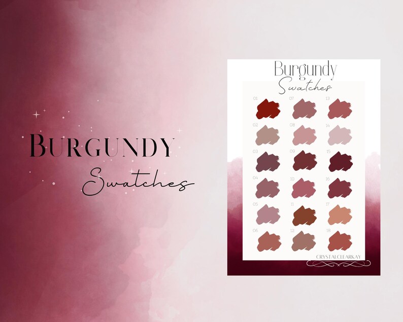 Burgundy Paint Swatches | Paint Samples | Room Painting | House ...