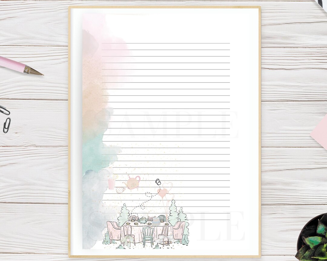 Spring Tea Party Notes Printable | Garden | Birthday | Surprise ...
