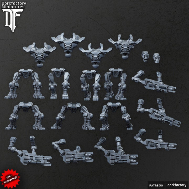 Gorebots - Gorriors - 3d-printable STL Files | Dorkfactory Miniatures ...
