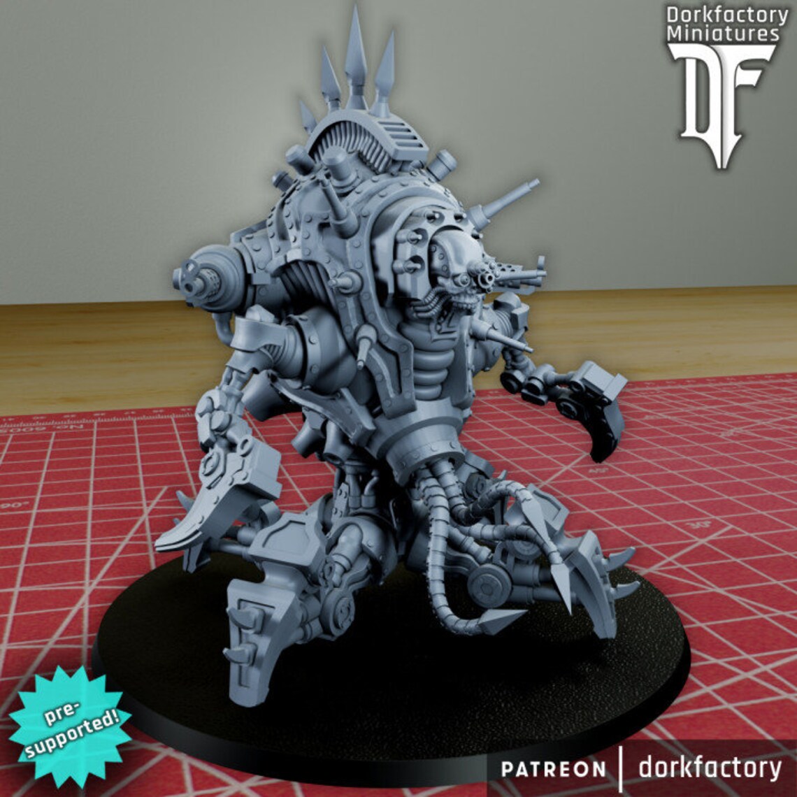 Crawling Terror 3d-printable STL Files Dorkfactory Miniatures - Etsy