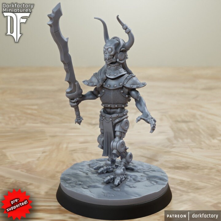 Techno Demon Infantry 3d-printable STL Files Dorkfactory Miniatures - Etsy
