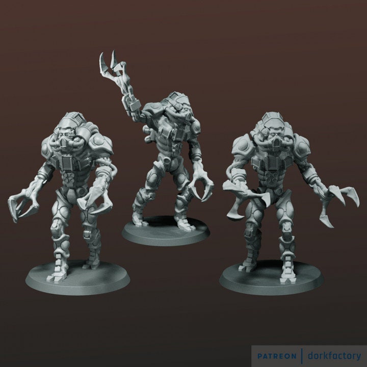 Cyborg Superchassis - 3d-printable STL Files | Dorkfactory Miniatures ...