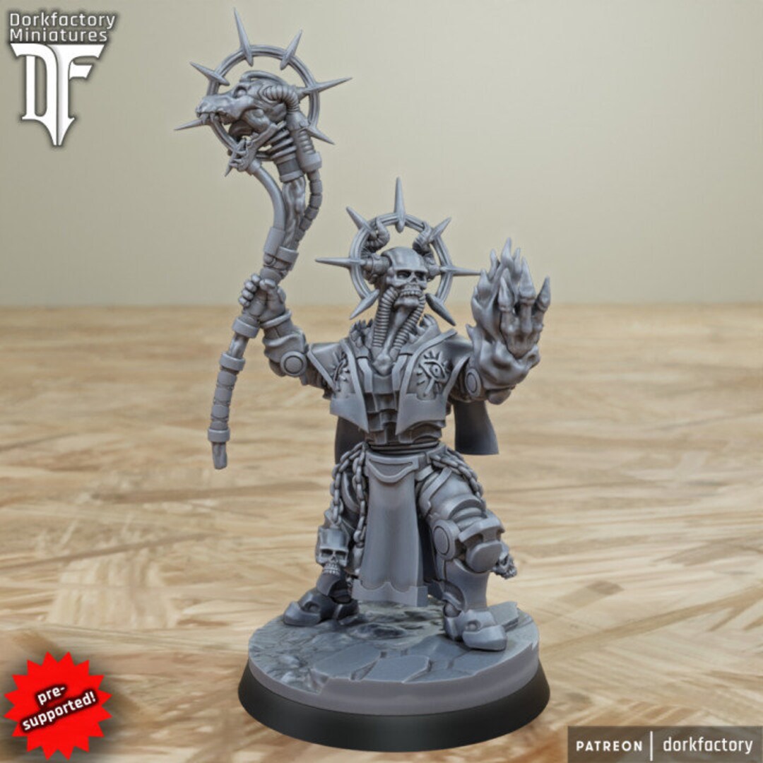 Master of Summoning 3d-printable STL Files Dorkfactory Miniatures - Etsy