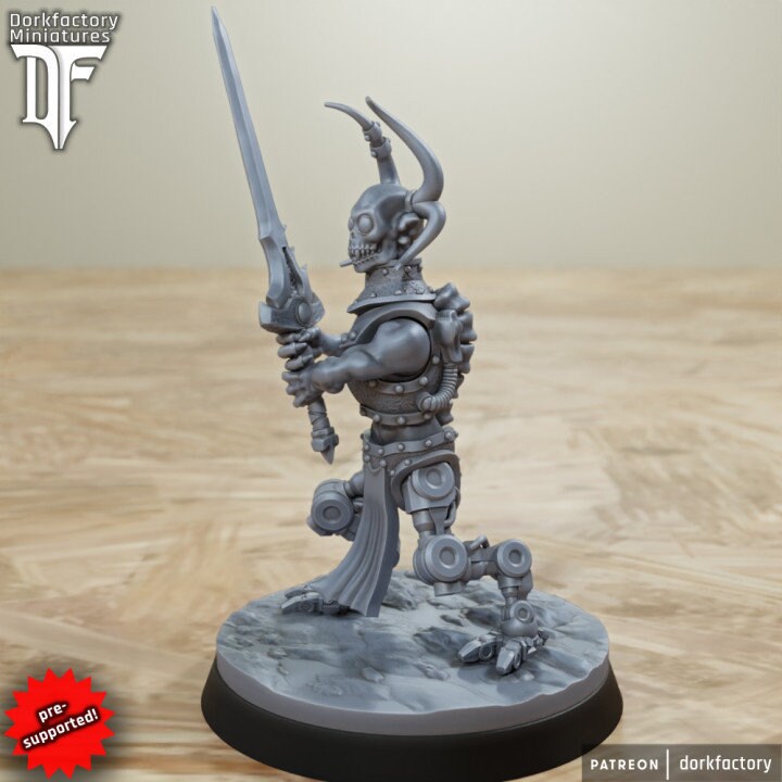 Techno Demon Infantry 3d-printable STL Files Dorkfactory Miniatures - Etsy