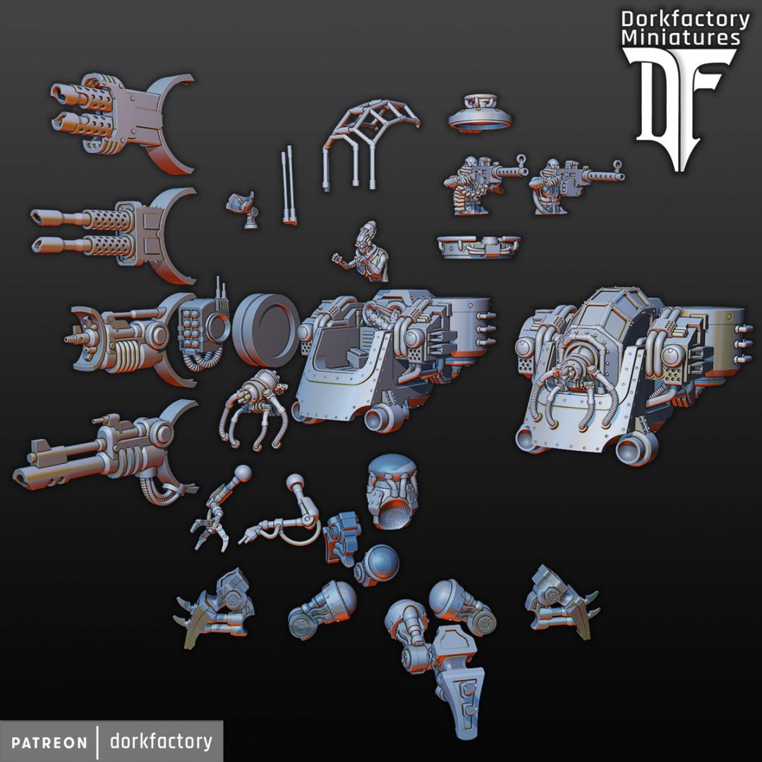 Stalker Tanks - 3d-printable STL Files | Dorkfactory Miniatures - Etsy