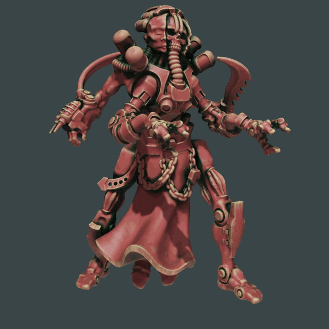 Cyber Liches - 3d-printable STL Files | Dorkfactory Miniatures - Etsy