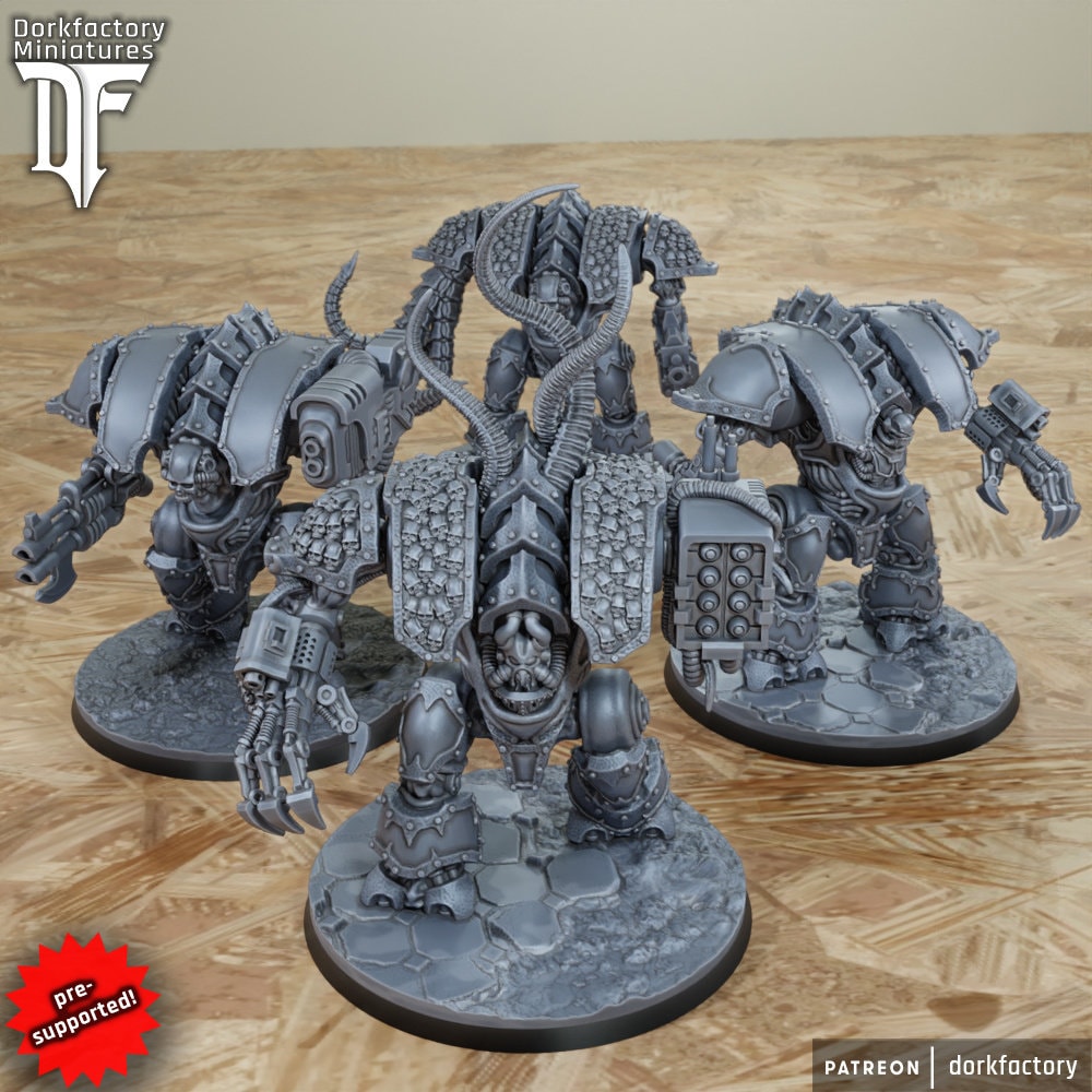 Inferno Bruisers - 3d-printable STL Files | Dorkfactory Miniatures - Etsy
