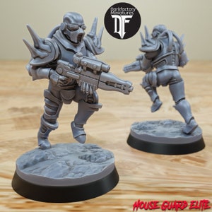 House Guard Elite - 3d-printable STL Files | Dorkfactory Miniatures - Etsy