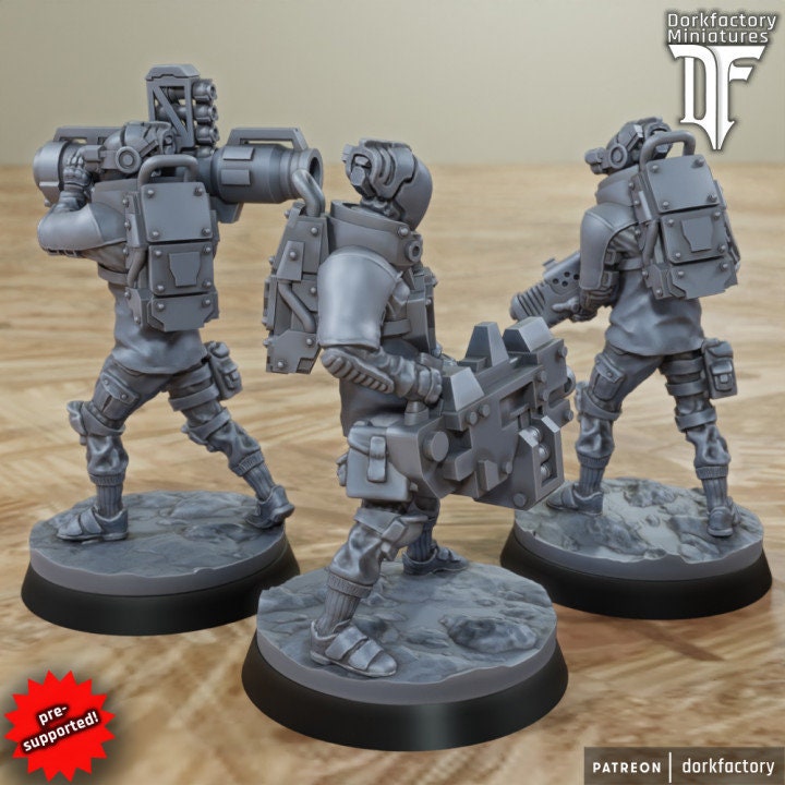 Heavy Anomaly Hunters - 3d-printable STL Files | Dorkfactory Miniatures ...