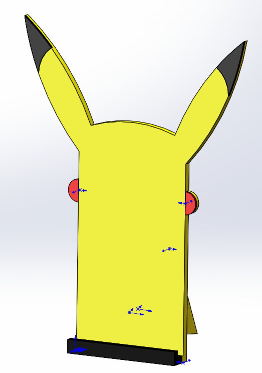 STL FILES ONLY - Pikachu Card Holder - Etsy