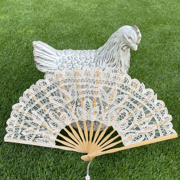 Lace Hand Fan - Etsy