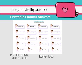 Dance Planner Stickers - Etsy