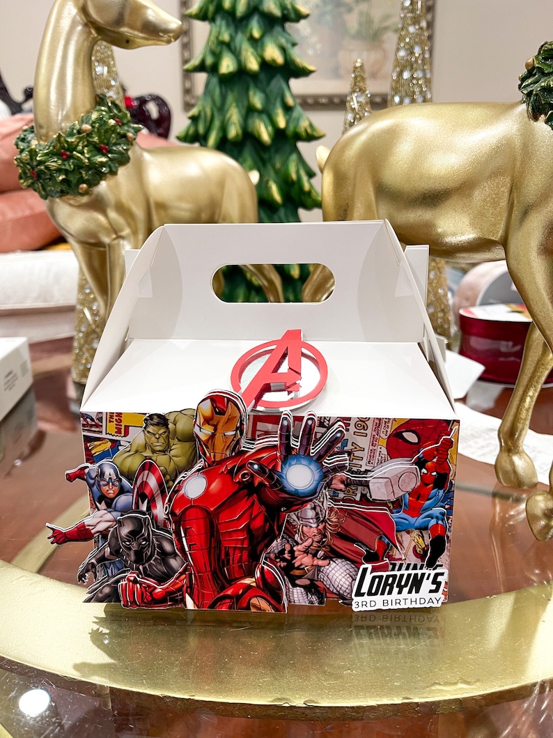 Avengers Favor Box (set of 10) - Etsy