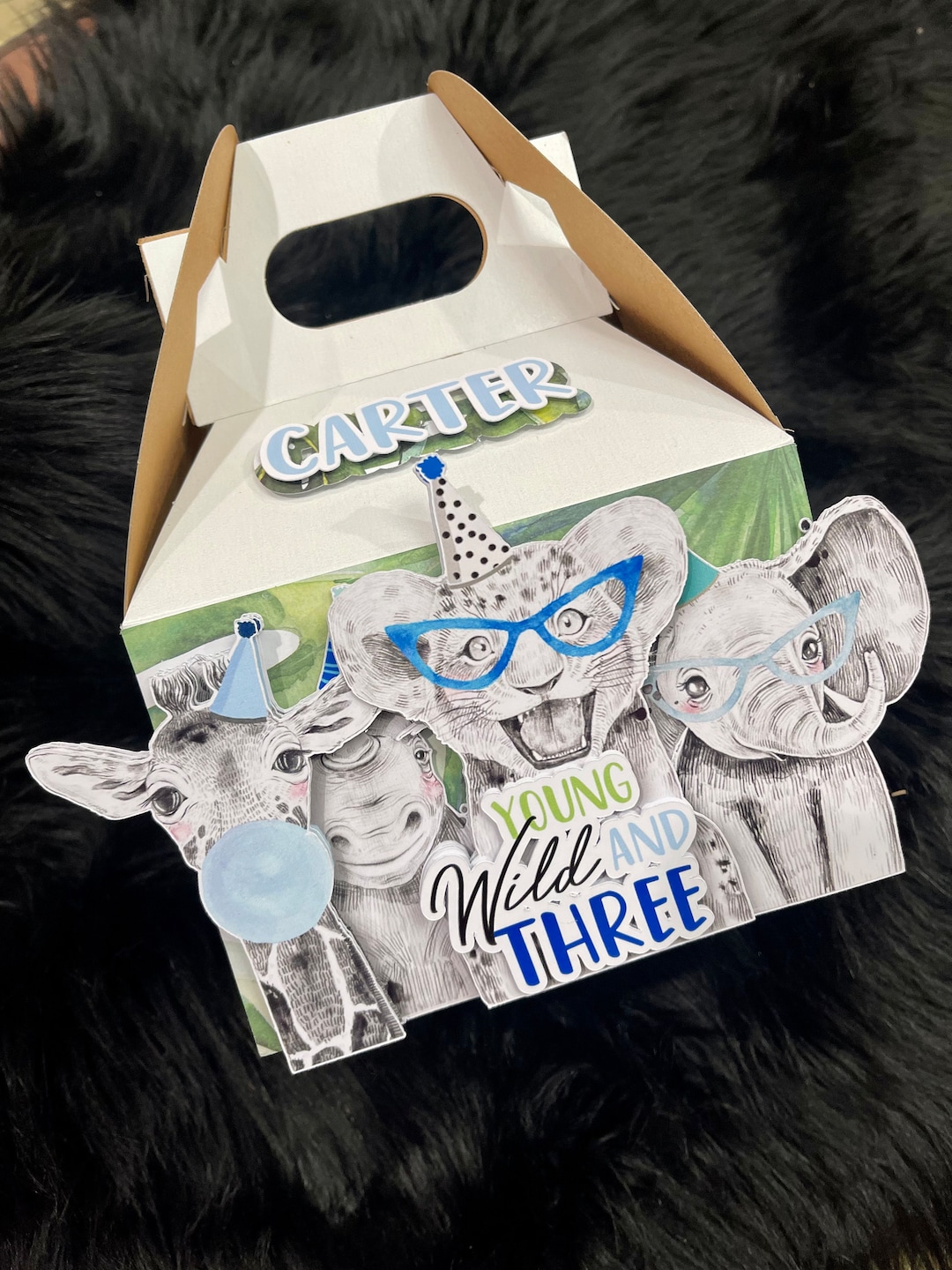 Young, Wild, and Three Favor Boxes (set of 10) - Etsy