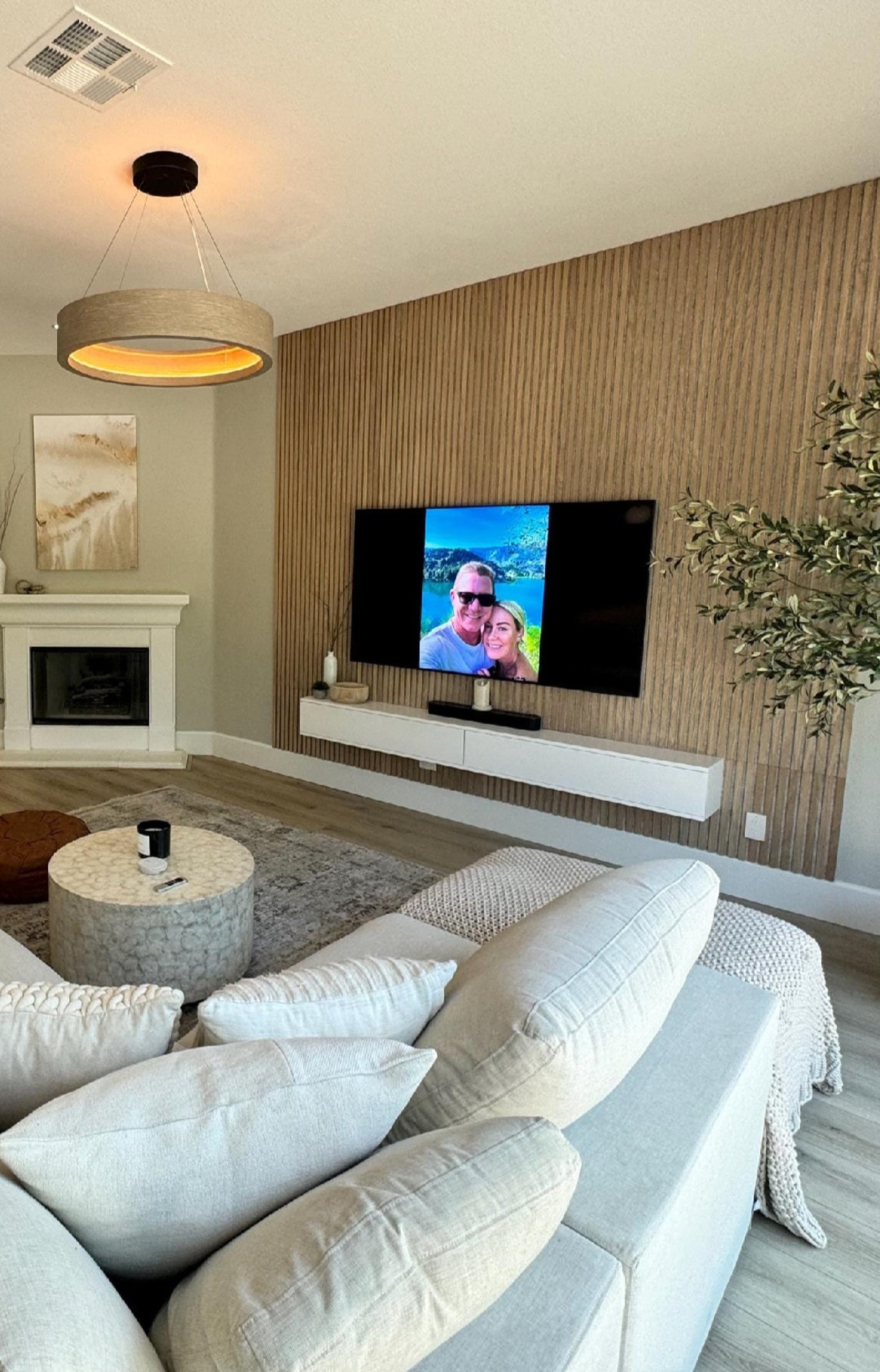 Floating TV Shelf - Side-by-side 2 Door - Etsy