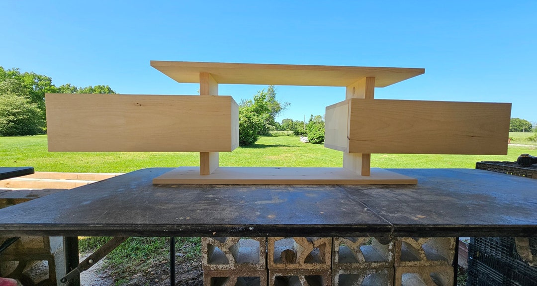 Floating TV Shelf Roto Wing 2 Door - Etsy