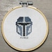 Mando Cross Stitch PDF Pattern - Mandalorian - Easy Beginner ...