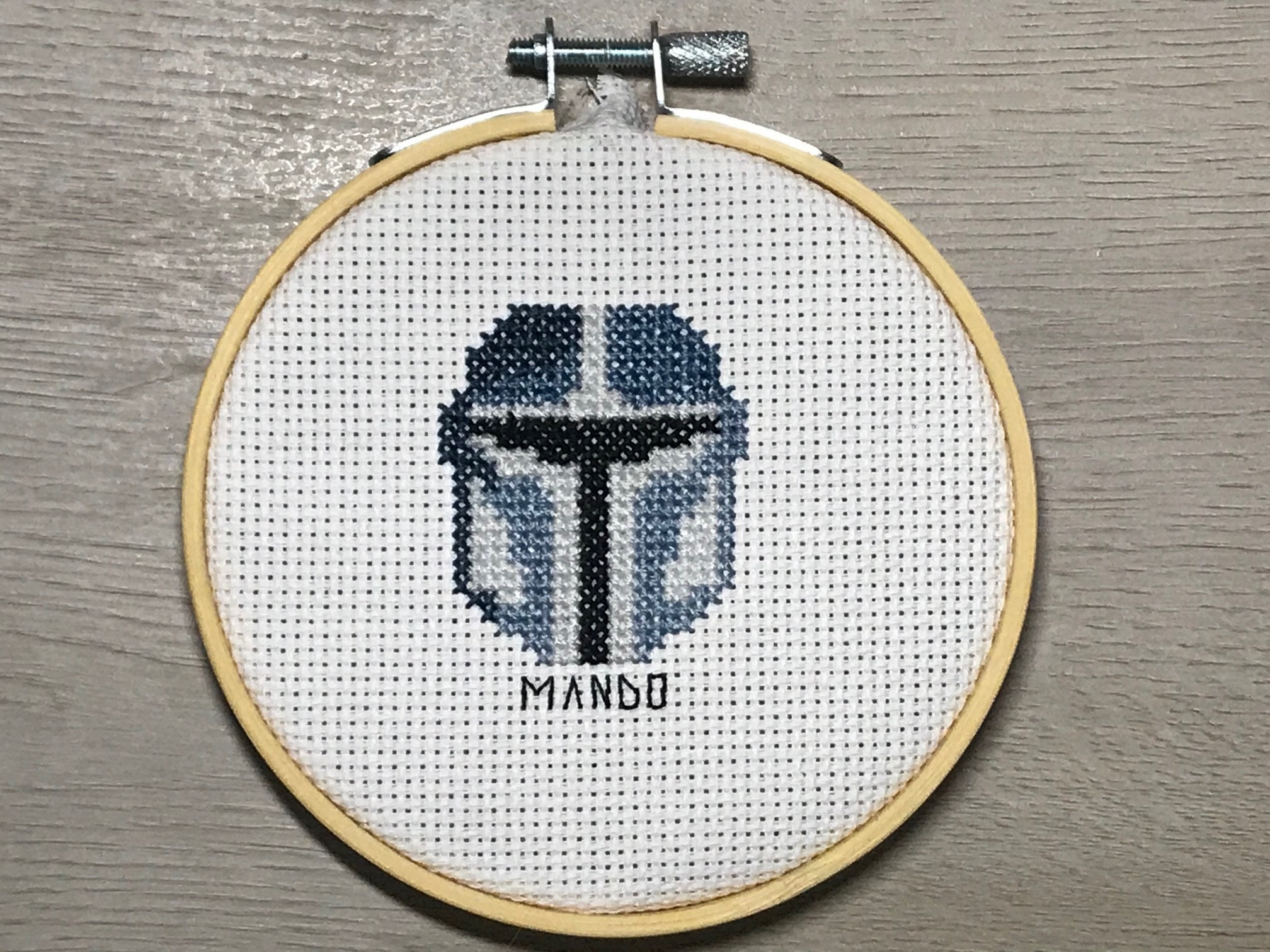 Mando Cross Stitch PDF Pattern - Mandalorian - Easy Beginner ...