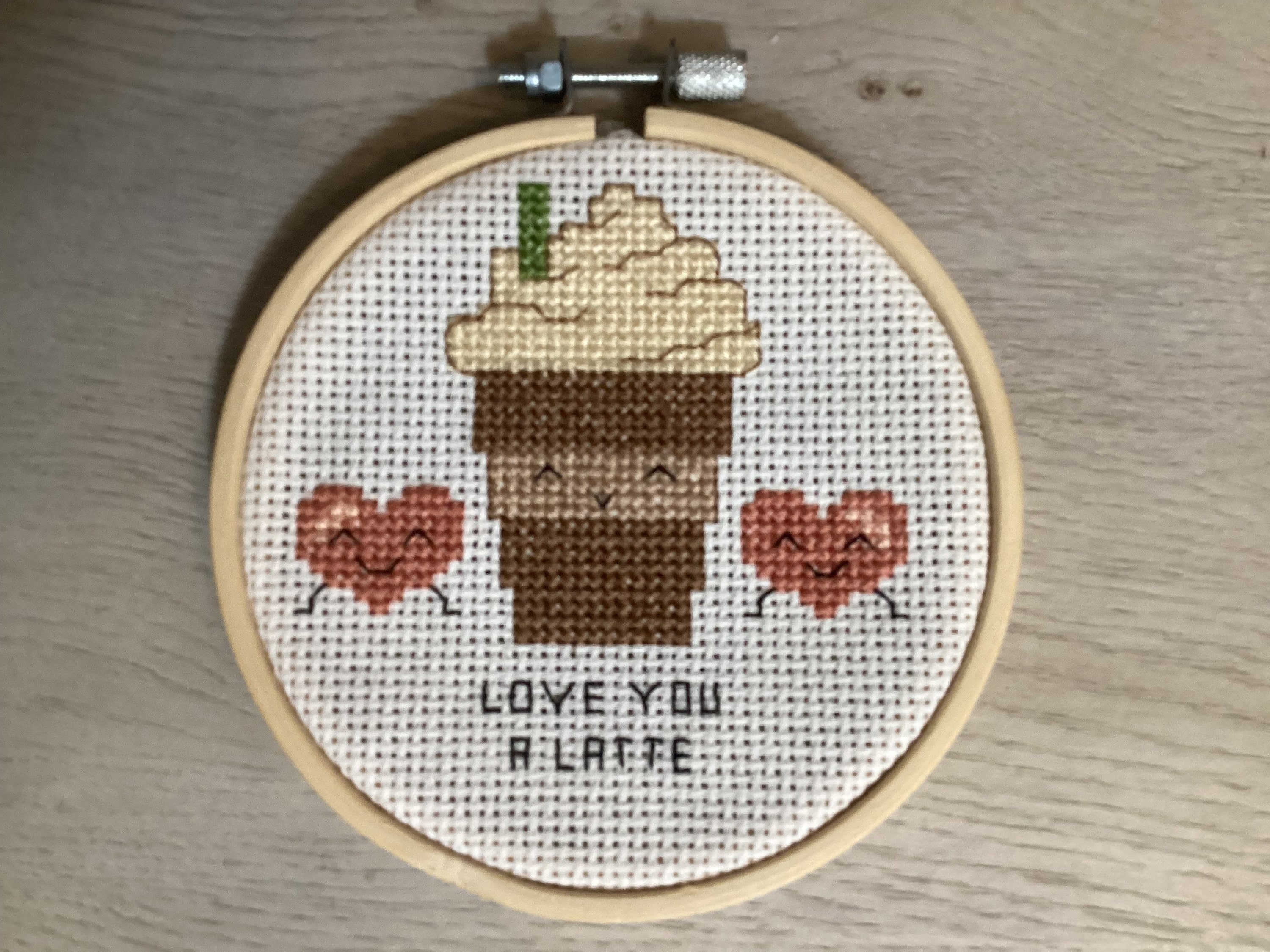 Love You Latte Cross Stitch Pattern Japan Cross Stitch Kawaii Cross ...