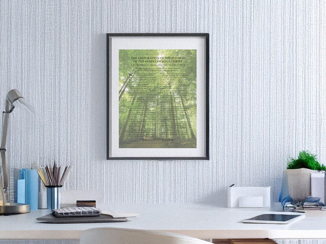 The Restoration Proclamation; the Restoration of the Fulness of the ...