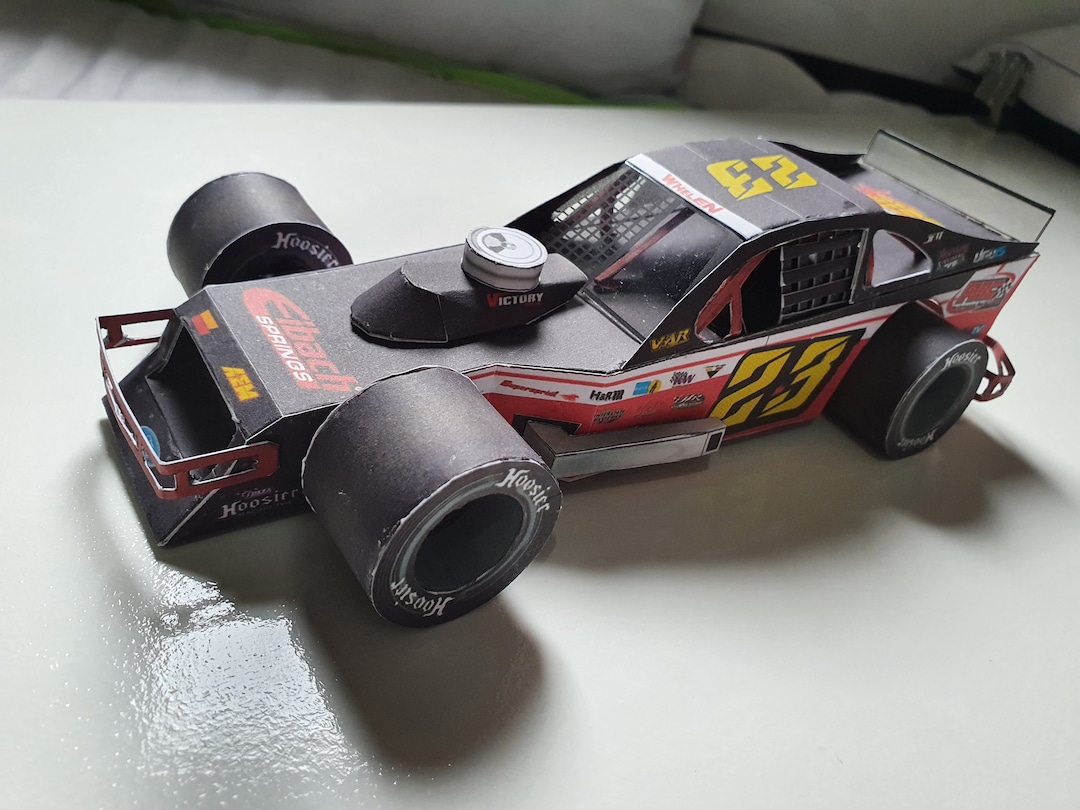 Nascar Whelen Modified Tour Car - PDF Papercraft Model - Etsy
