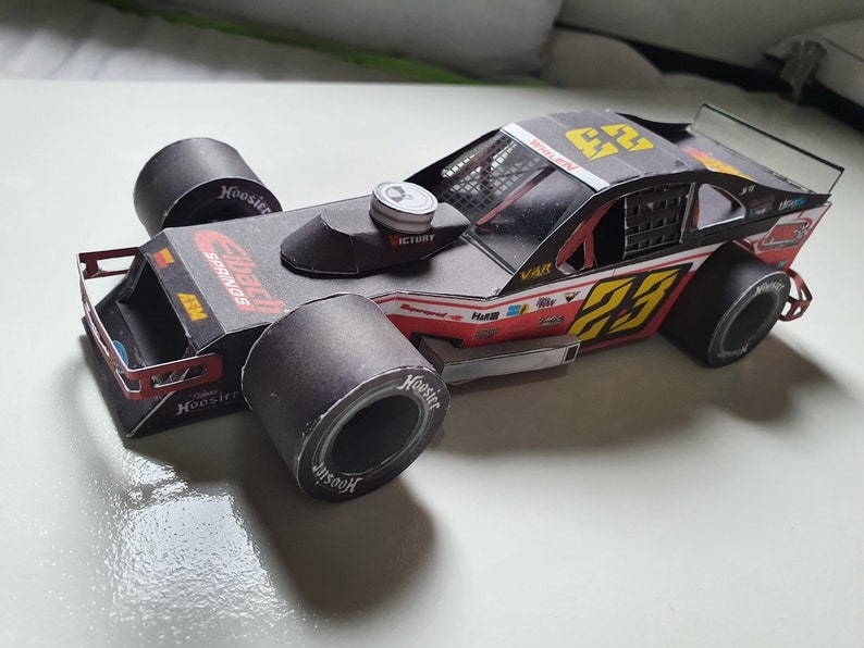 Nascar Whelen Modified Tour Car - PDF Papercraft Model - Etsy