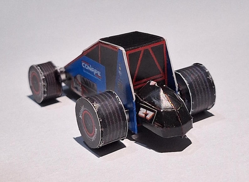 1:64 Dirt Sprint Car - PDF Papercraft model - Etsy